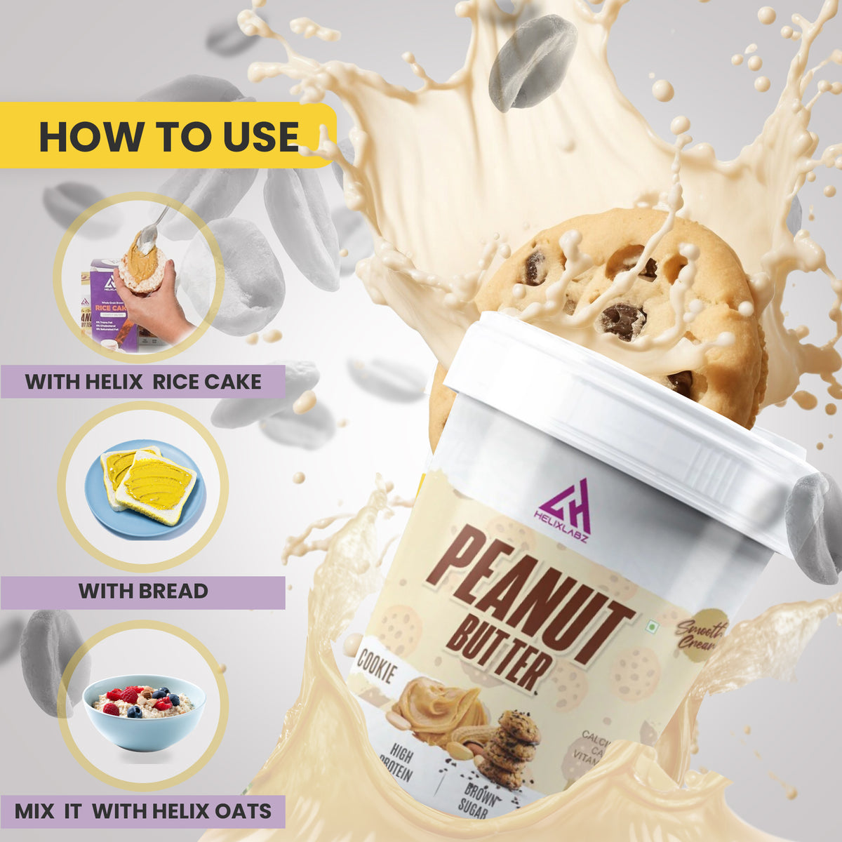 Helix Labz Peanut Butter Cookies - Nutritious & Tasty